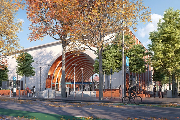 Arden station begins to take shape - Inside Construction