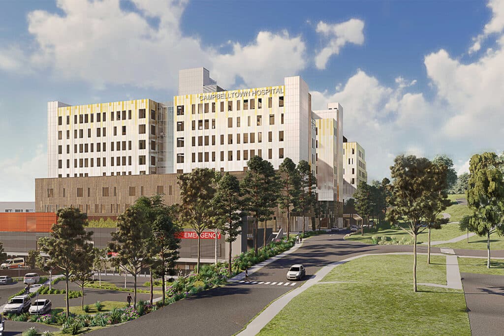 Construction complete on Campbelltown Hospital clinical building ...