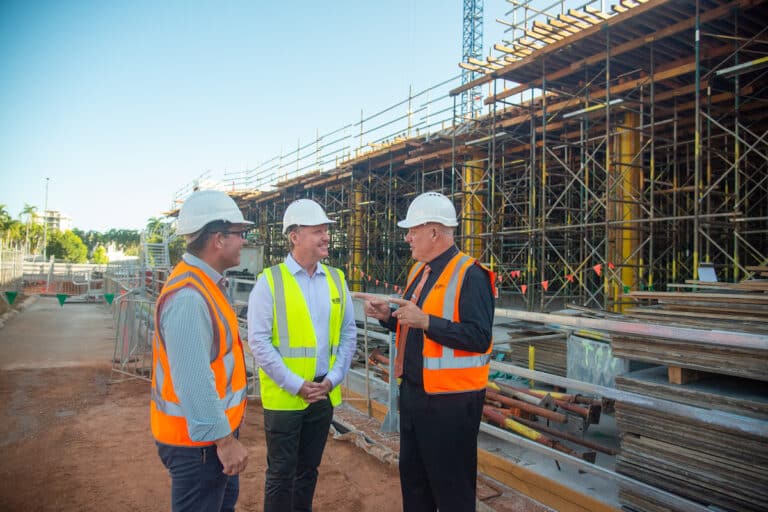 Charles Darwin University’s city campus build ramps up