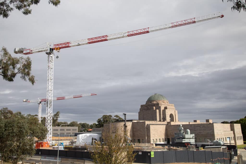 Memorable names given to Australian War Memorial cranes
