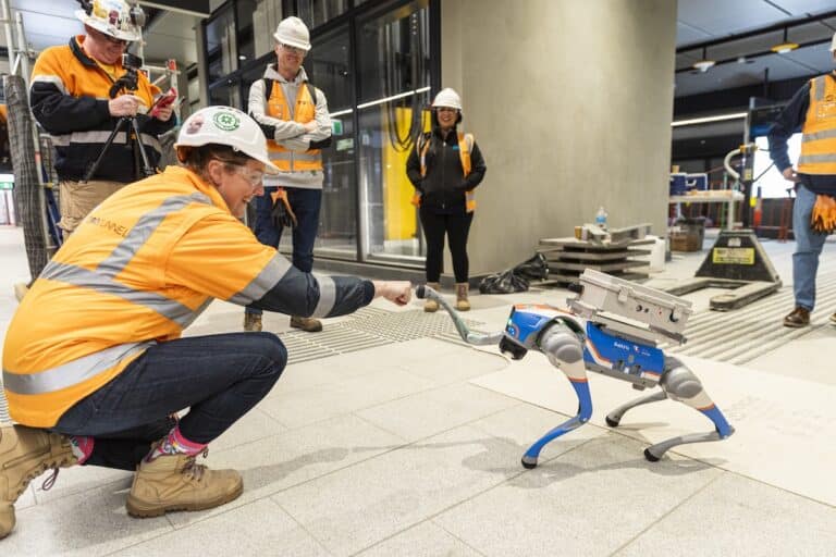 Astro the robotic dog trialled on Melbourne’s Metro Tunnel Project ...